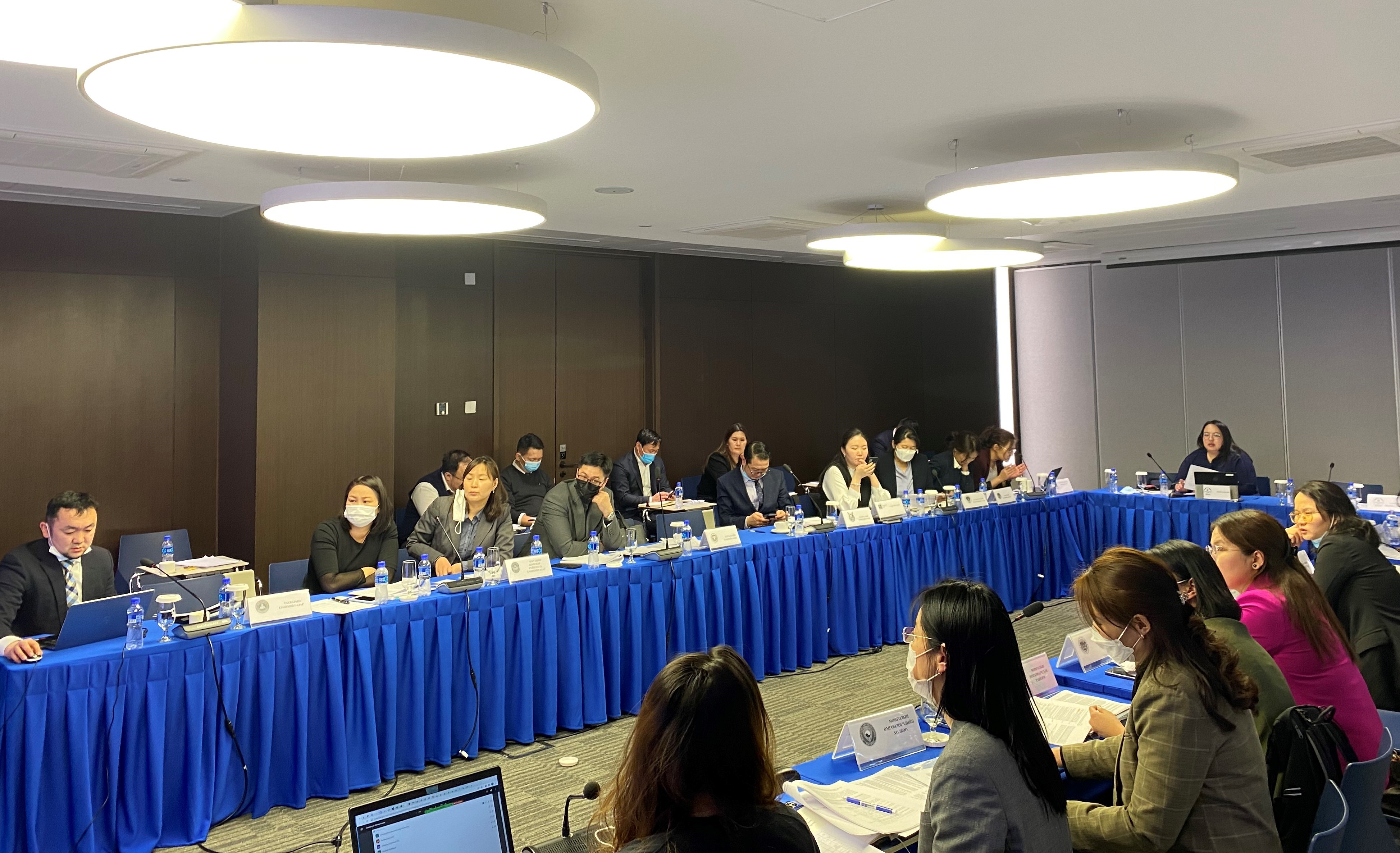 Мөнгө угаах терроризмыг санхүүжүүлэхтэй тэмцэх Үндэсний хөтөлбөрийн төслийг хэлэлцлээ